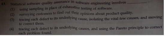 Unknown Category: UGC NET CSE | November 2017 | Part 3 | Question: 43