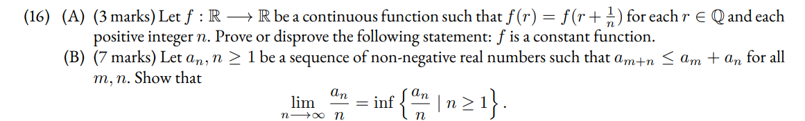 Others: CMI 2024 | Mathematics | Part B | Question: 6