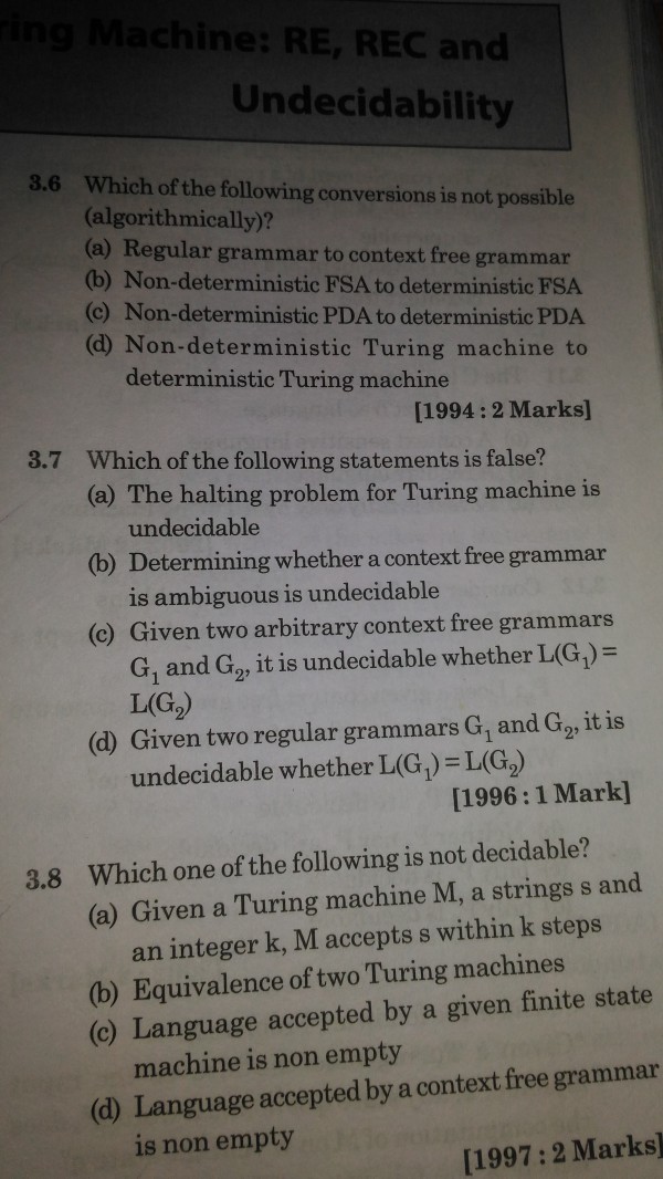 TURING MACHINE - GATE Overflow