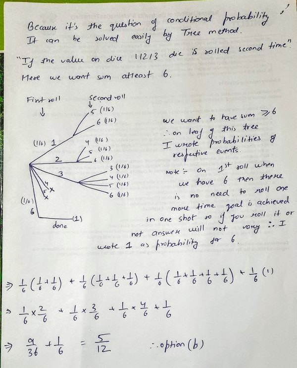Probability: GATE CSE 2012 | Question: 33