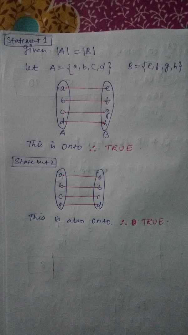 Set Theory & Algebra: Types of Functions