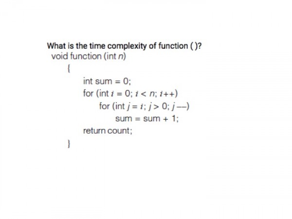 Algorithms: Time Complexity