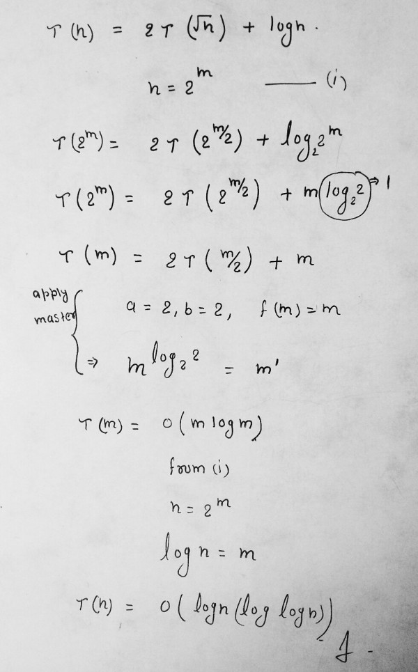 Algorithms: UGC NET CSE | December 2018 | Part 2 | Question: 21