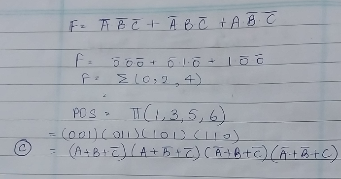 Programming in C: GO Classes DPP | Digital logics | Boolean algebra