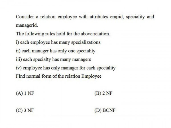 Databases: Normal Form (doubt)