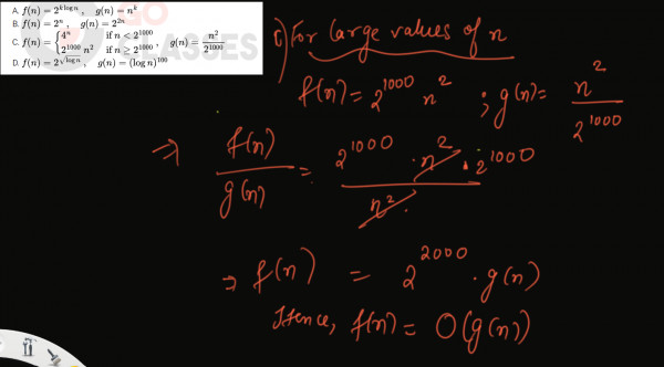 Algorithms Go Classes 2023 Iiith Mock Test 1 Question 50 