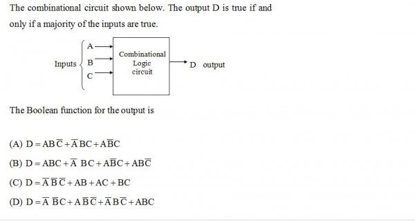Digital Logic Ace Test Series Digital Logic Combinational Circuit And Minimization