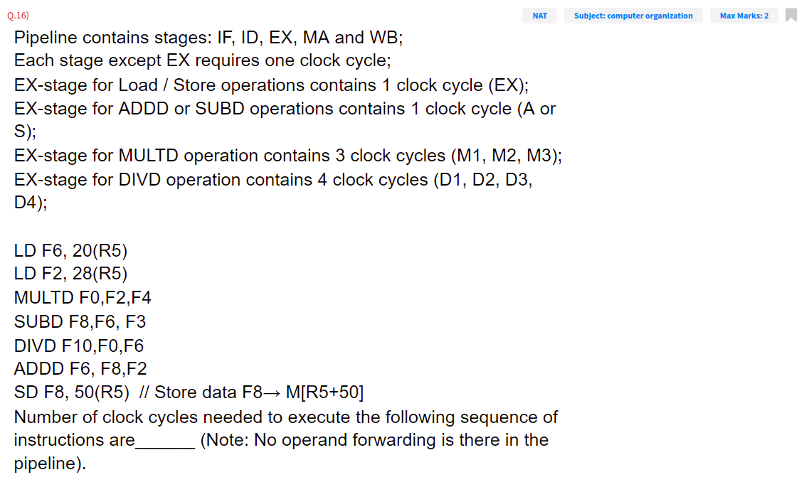 CO and Architecture: Applied Gate Test Series