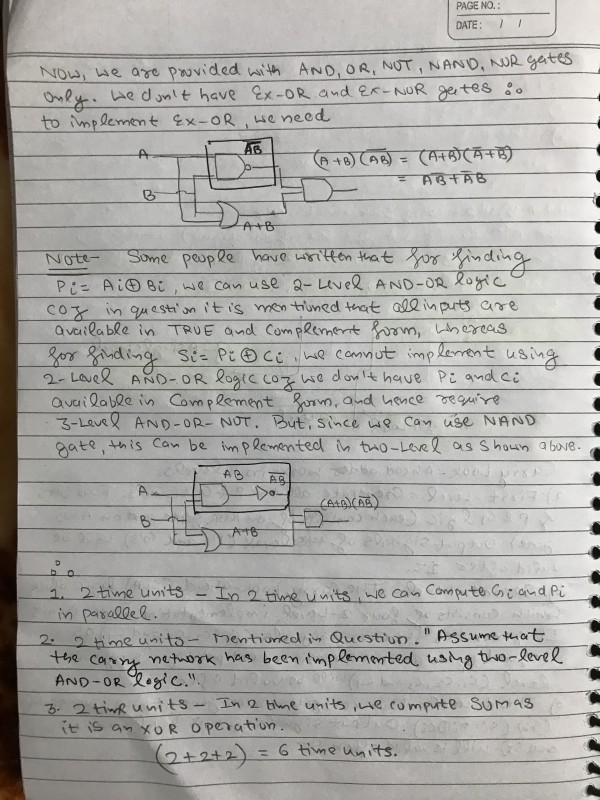 Digital Logic: GATE CSE 2004 | Question: 62