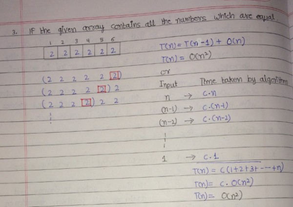 Cormen Edition 3 Exercise 7.2 Question 3 (Page No. 178) - GATE Overflow