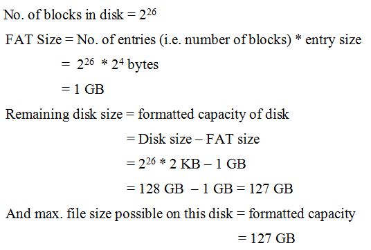 Operating System Ace Test Series Operating System File System Fat