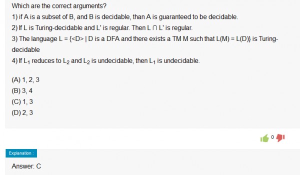 Theory Of Computation Virtual Gate Test Series Theory Of Computation Undecidability