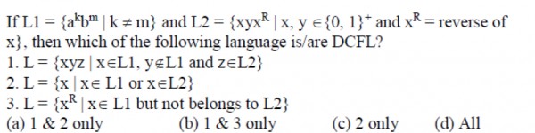 Theory Of Computation Zeal Test Series 2019 Theory Of Computation Identify Class Language 4137