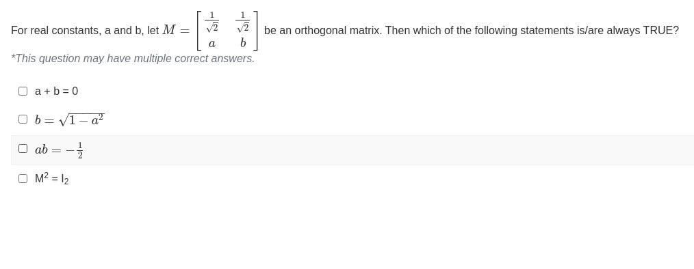 Linear Algebra: Testbook Test Series