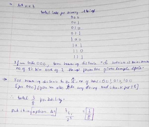 Probability: GATE CSE 2004 | Question: 78