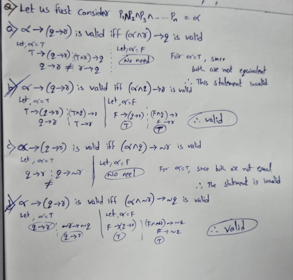 Mathematical Logic: GO Classes CS 2025 | Weekly Quiz 3 | Propositional Logic | Question: 9