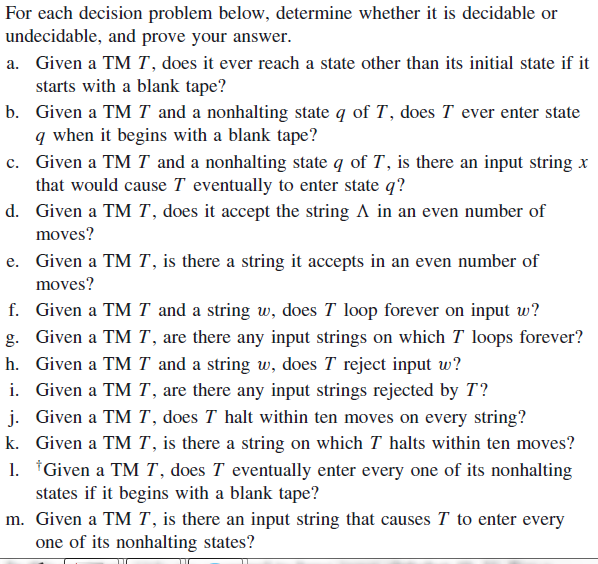 Theory of Computation: UNDECIDABLE
