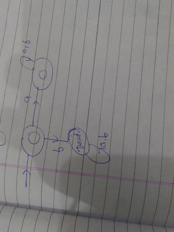 Theory Of Computation Automata For Given Regular Expression