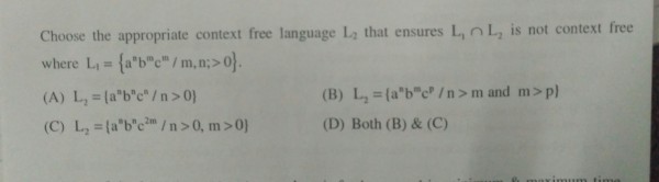 Theory Of Computation Ace Test Series