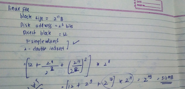 Operating System: UGC NET CSE | October 2020 | Part 2 | Question: 17