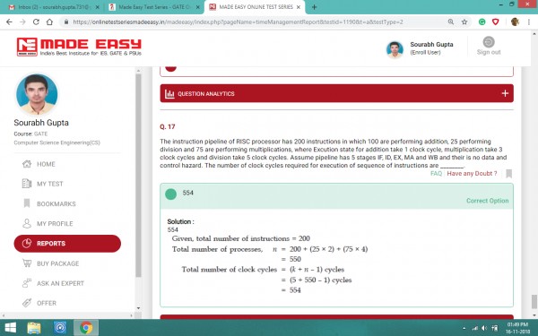 Pipeline Execution time - GATE Overflow