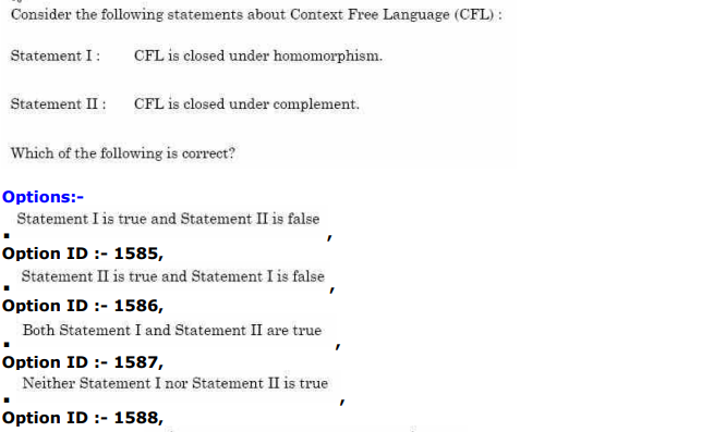 Others: UGC NET CSE | October 2022 | Part 1 | Question:: 4