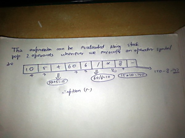 Data Structures: GATE CSE 2015 Set 3 | Question: 12