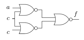 Digital Logic: GATE CSE 1987 | Question: 16-a
