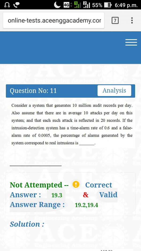 Operating System Ace Test Series