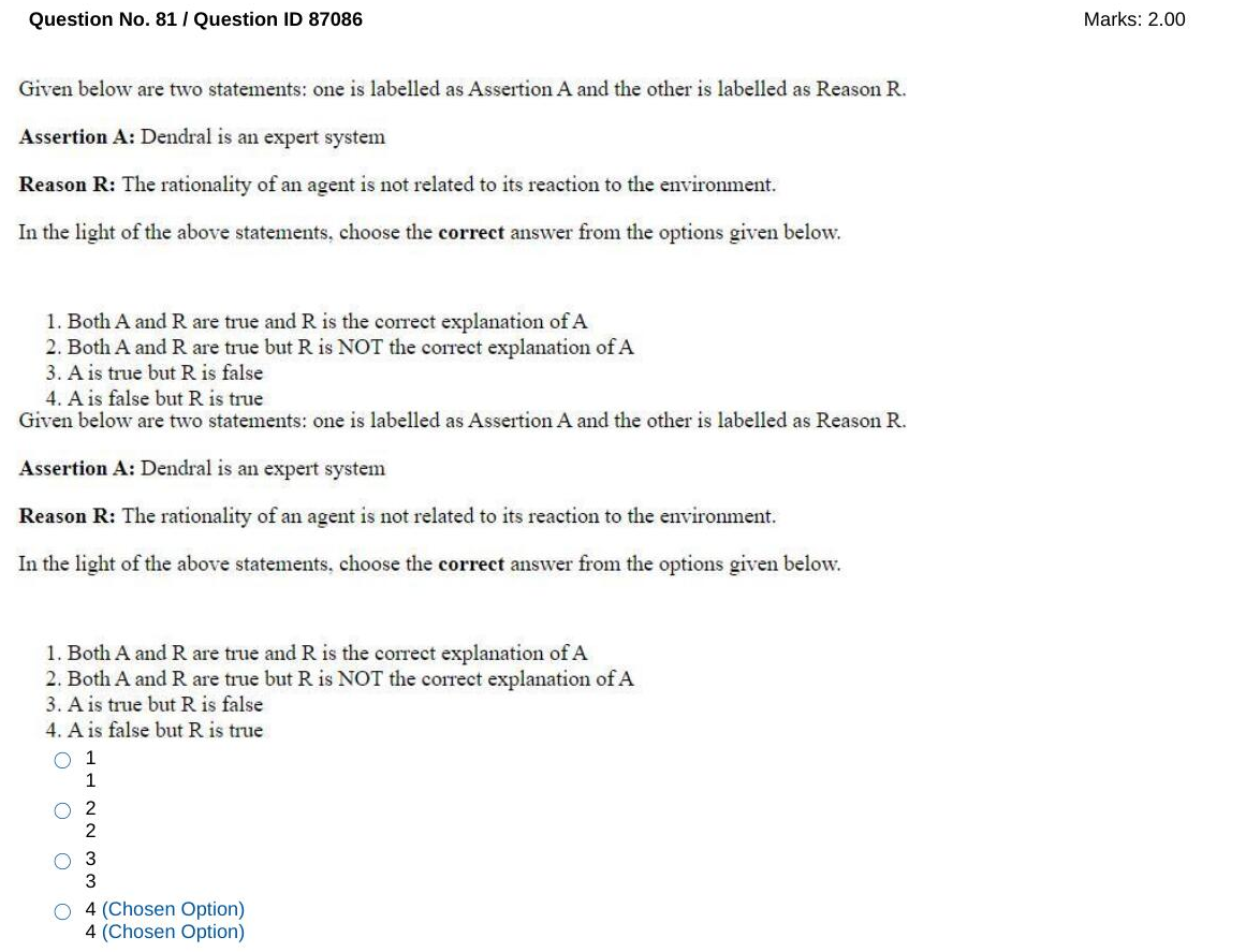 Others: UGC NET CSE | June 2023 | Part 2: 81