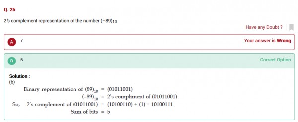 Digital Logic: MadeEasy Full Length Test 2018: Digital Logic - Number ...