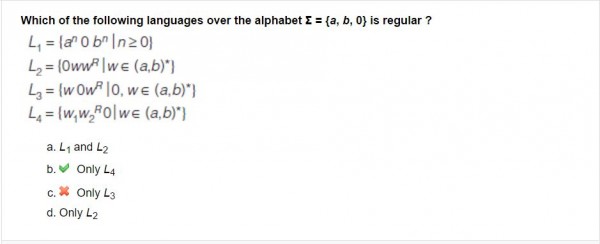 Theory Of Computation Madeeasy Subject Test Theory Of Computation Identify Class Language 2779