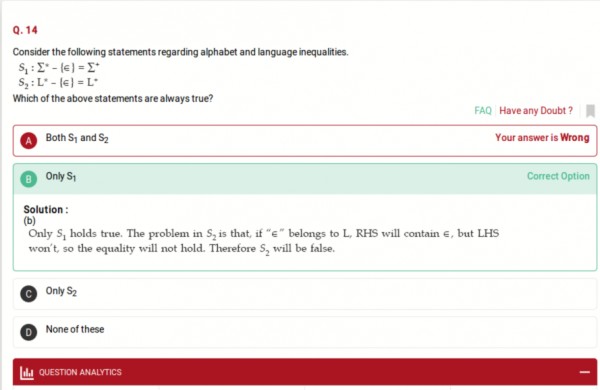 Theory Of Computation Madeeasy Subject Test 2019 Theory Of Computation Regular Languages