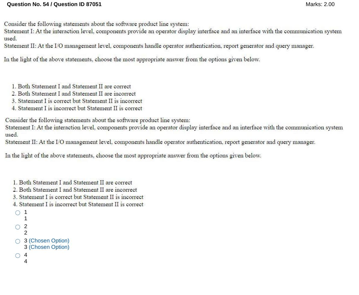 Others: UGC NET CSE | June 2023 | Part 2: 54