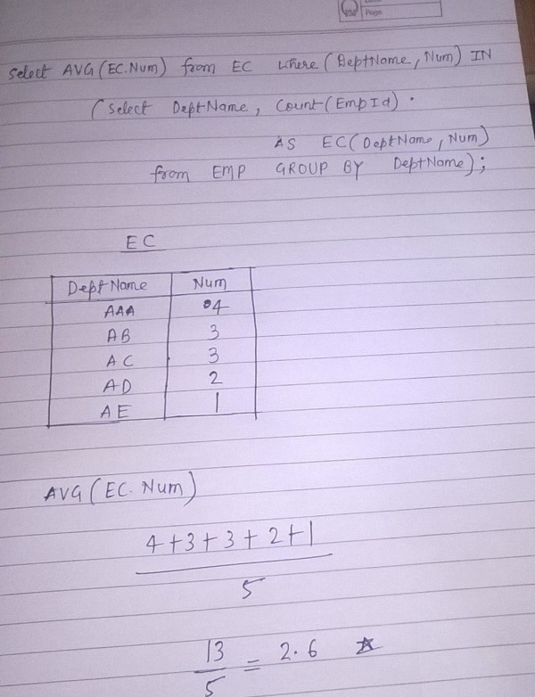 Databases: GATE CSE 2017 Set 1 | Question: 23