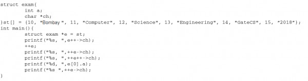 Programming in C: pointers and structures