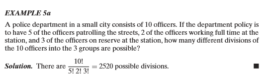 Combinatory Combinatorics Multinomial Coefficients