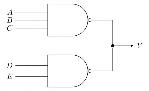 Digital Logic: GATE CSE 1990 | Question: 3-i