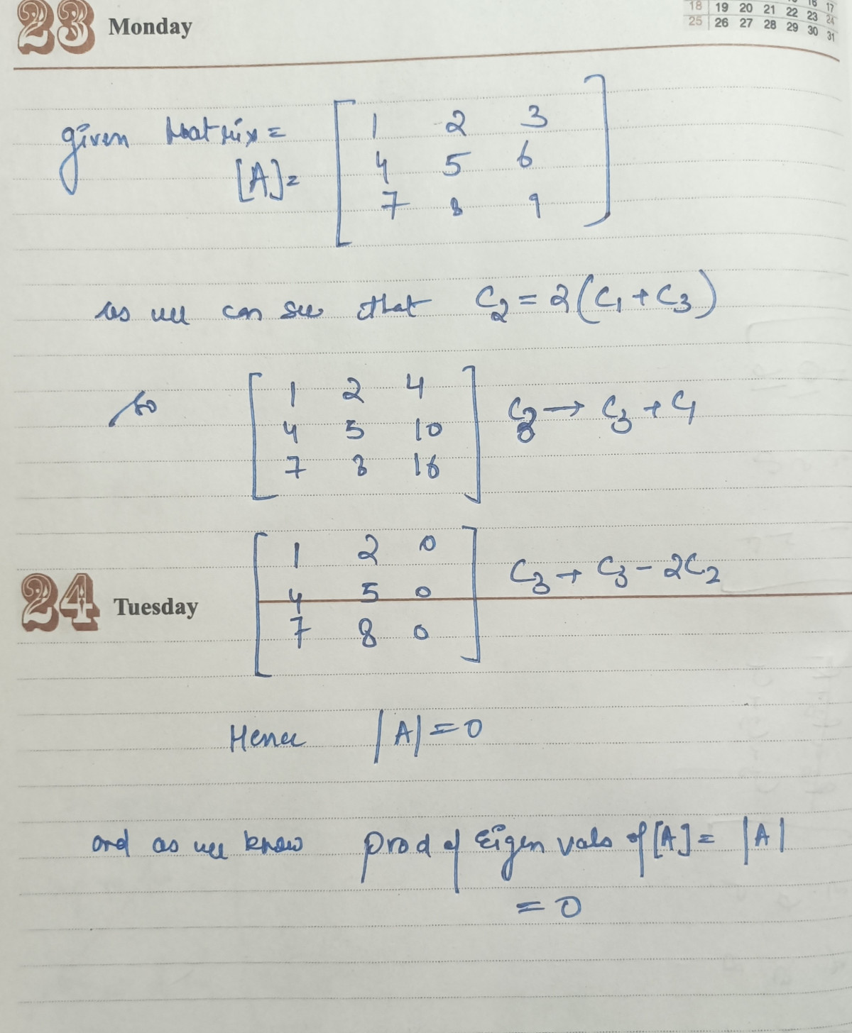 Linear Algebra: GATE CSE 2024 | Set 1 | Question: 2