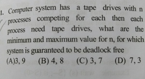 Operating System: Practice Question