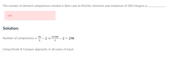 Algorithms: GATE CSE 2014 Set 1 | Question: 39