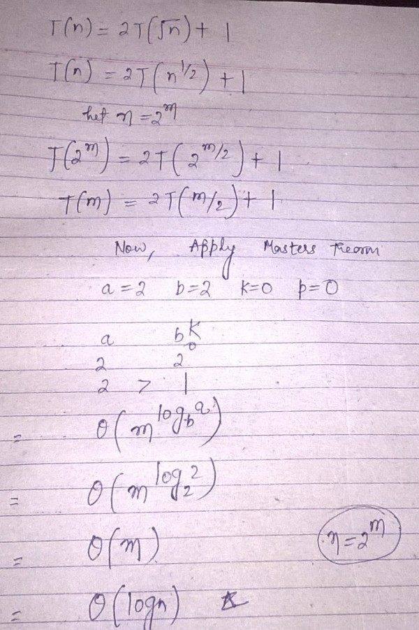 Algorithms Gate Cse 2017 Set 2 Question 30