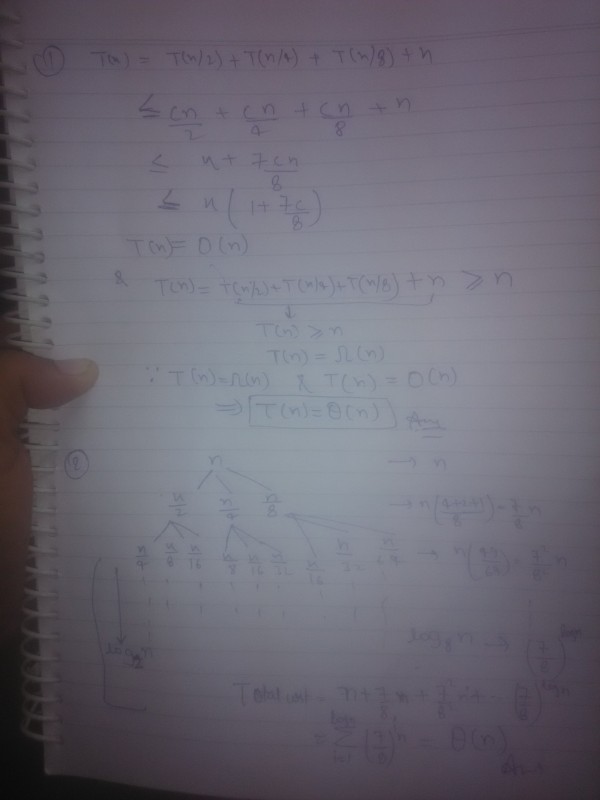 Algorithms Recurrence Relation 