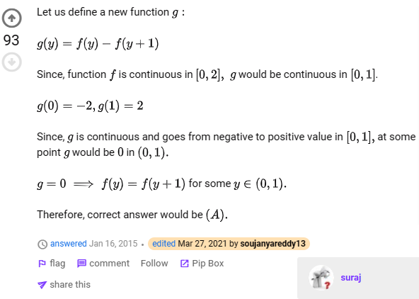 Calculus: GATE CSE 2014 Set 1 | Question: 47