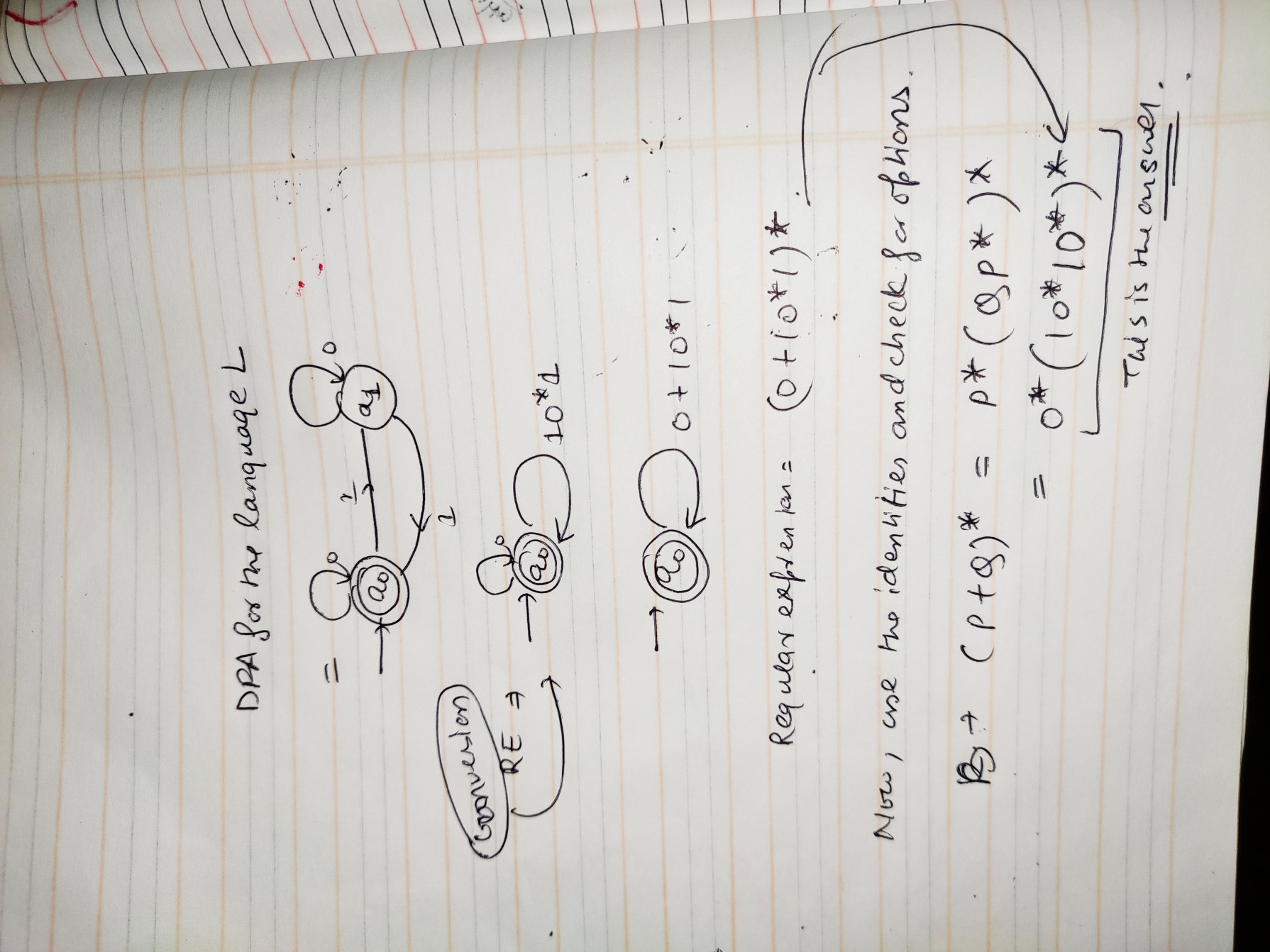 Theory of Computation: GATE CSE 2010 | Question: 39
