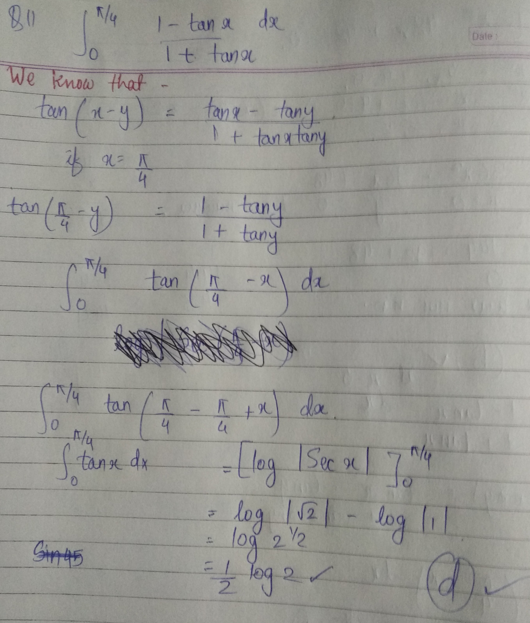 Calculus: GATE CSE 2009 | Question: 25