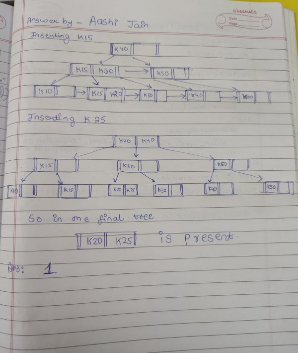Databases: GATE IT 2007 | Question: 84