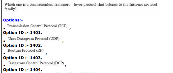 Others: UGC NET CSE | October 2022 | Part 1 | Question:: 42