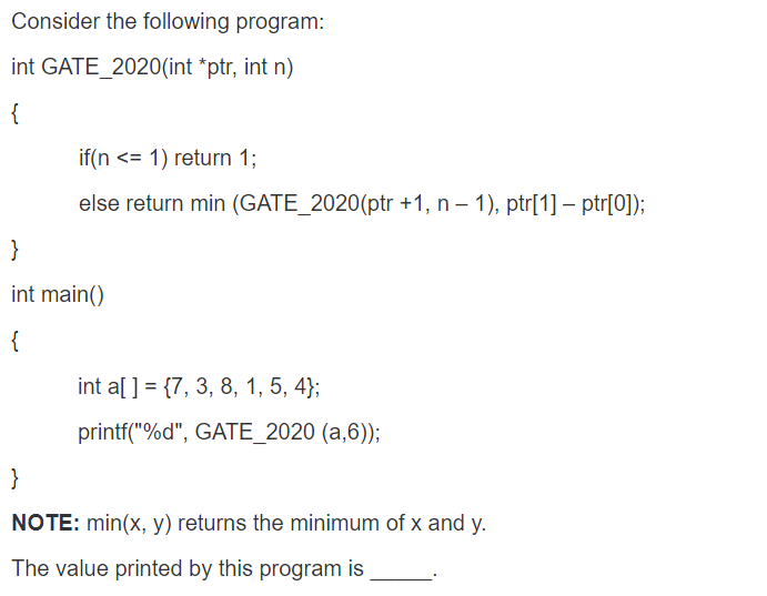 Programming in C: testbook