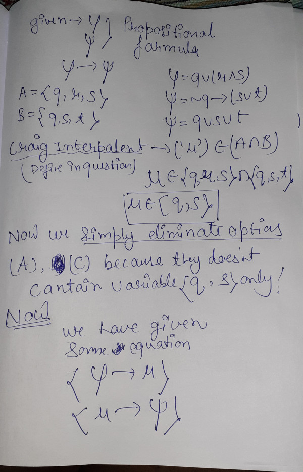 Mathematical Logic: GO Classes CS 2025 | Weekly Quiz 2 | Propositional Logic | Question: 8